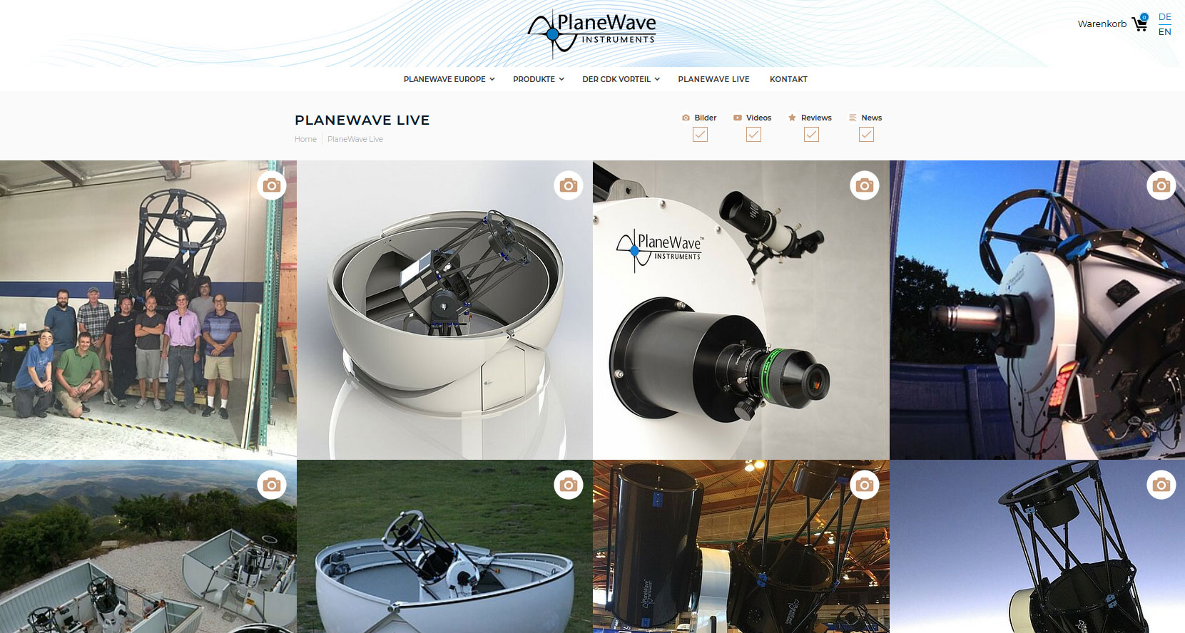 New PlaneWave Instruments website / Baader Planetarium Blog Posts