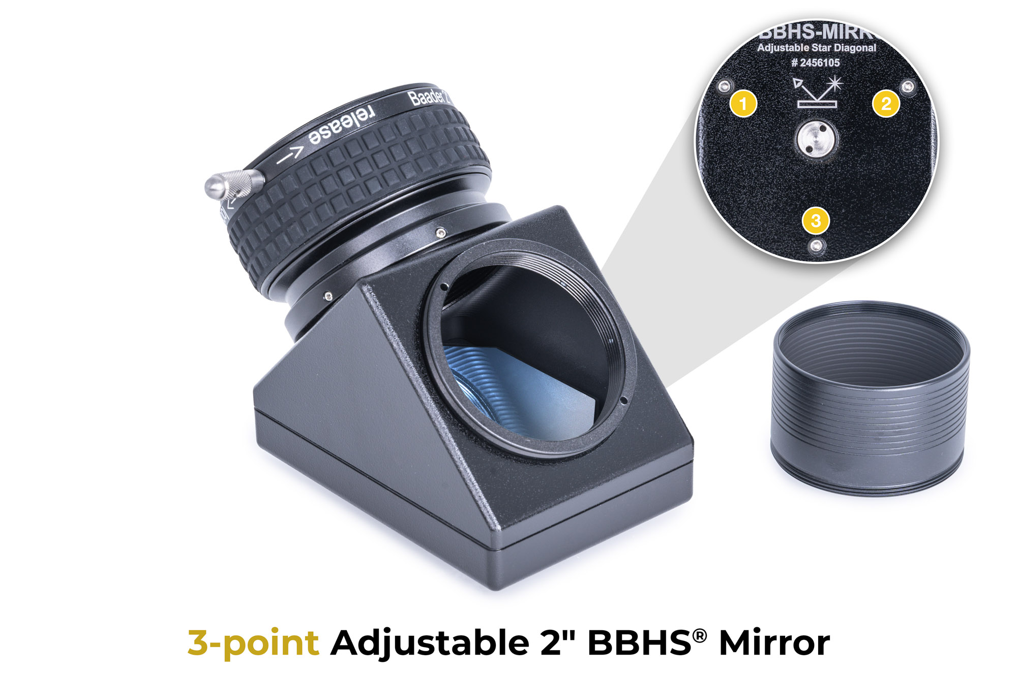 2" BBHS® Mirror – Adjustable Star Diagonal - English