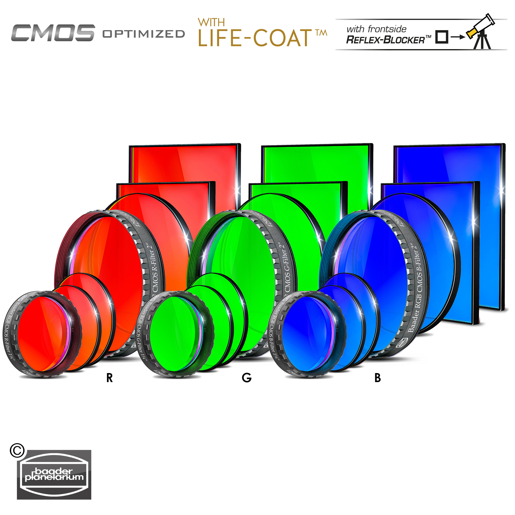Baader RGB Filter Set – CMOS-optimized - English