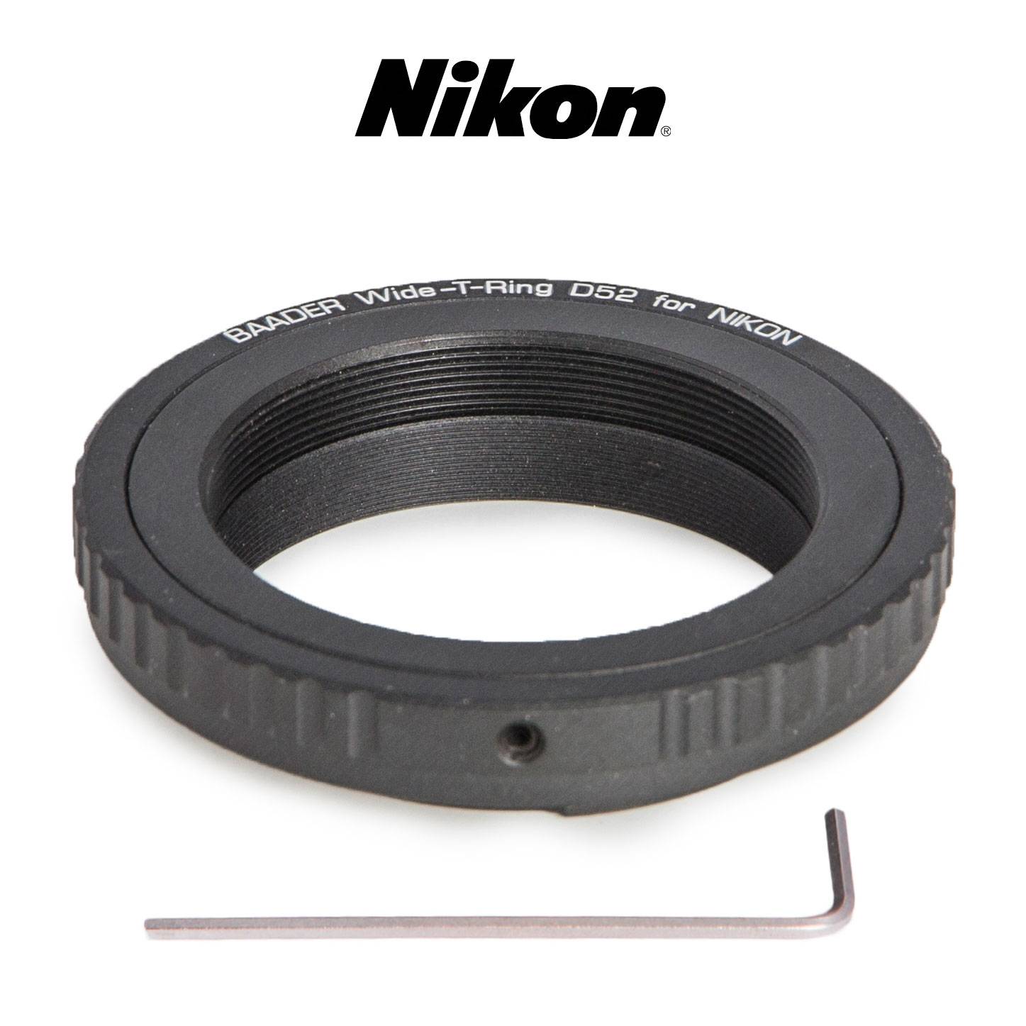 Wide-T-Ring Nikon with D52 to T-2i - English