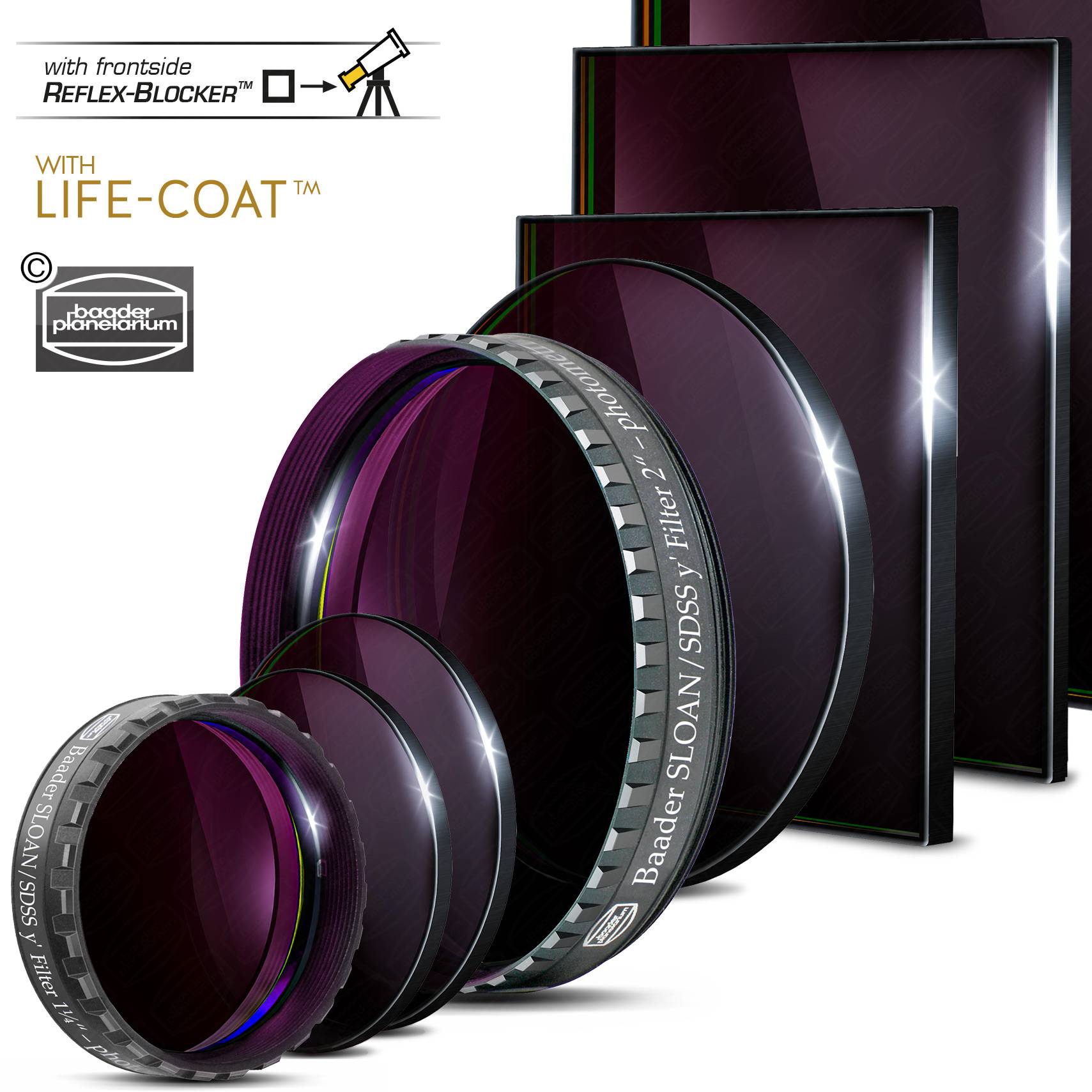 Baader SLOAN/SDSS y'-Filter – photometric - English